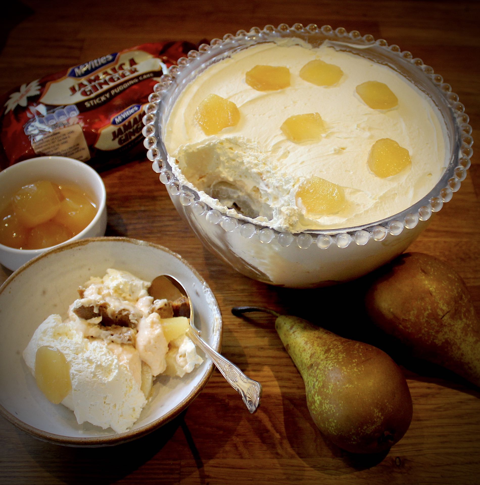Pear and ginger trifle - Pies, Puddings and Pottages