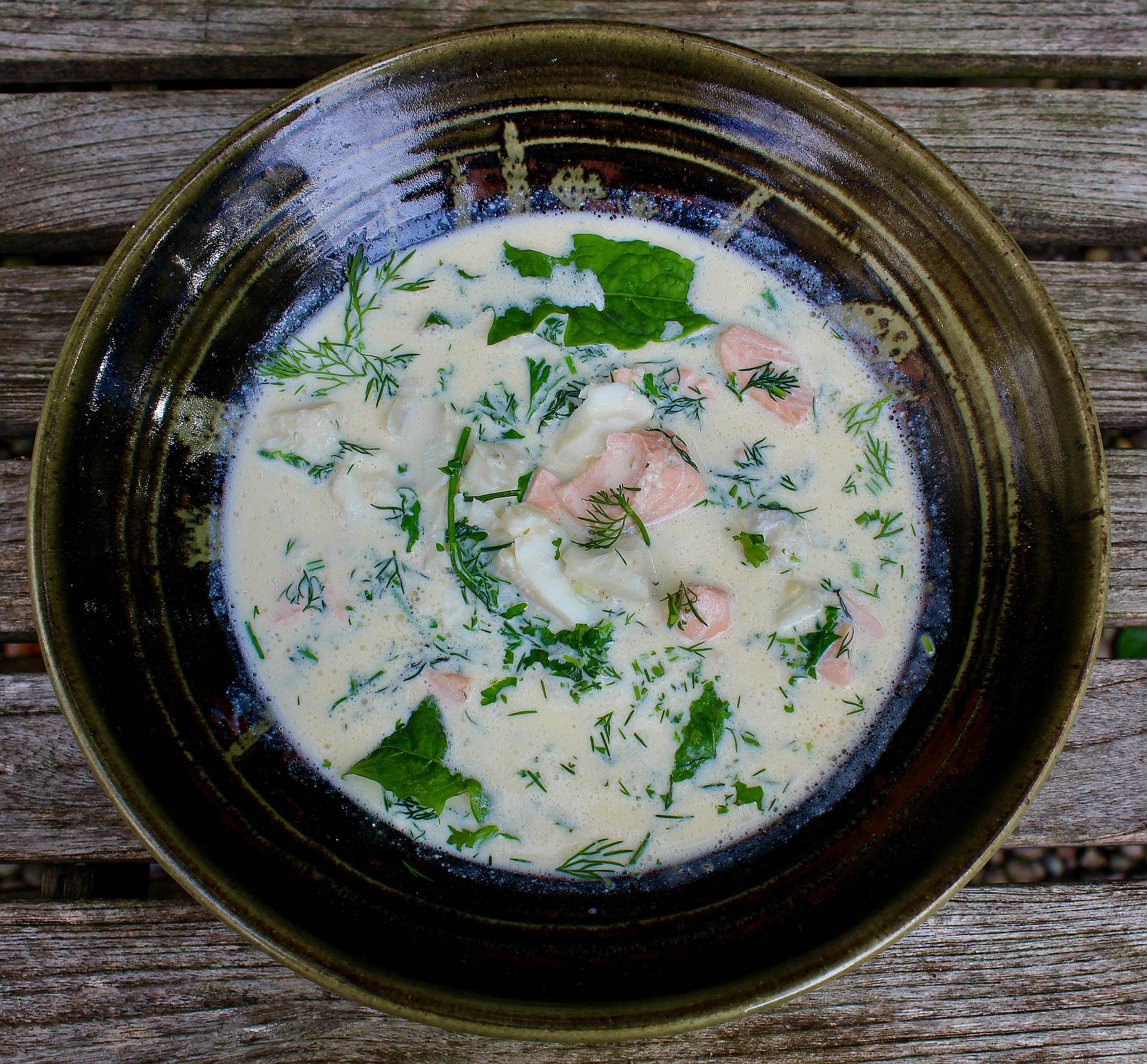 Viking fish soup - Pies, Puddings and Pottages