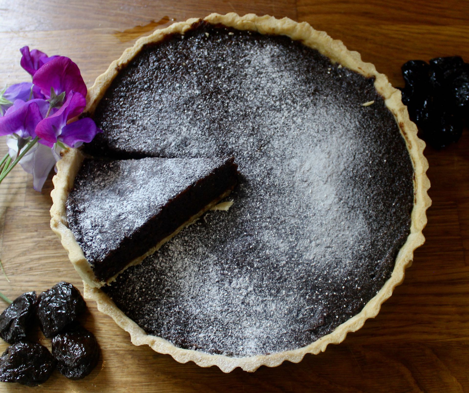 Prune tart recipe - Pies, Puddings and Pottages